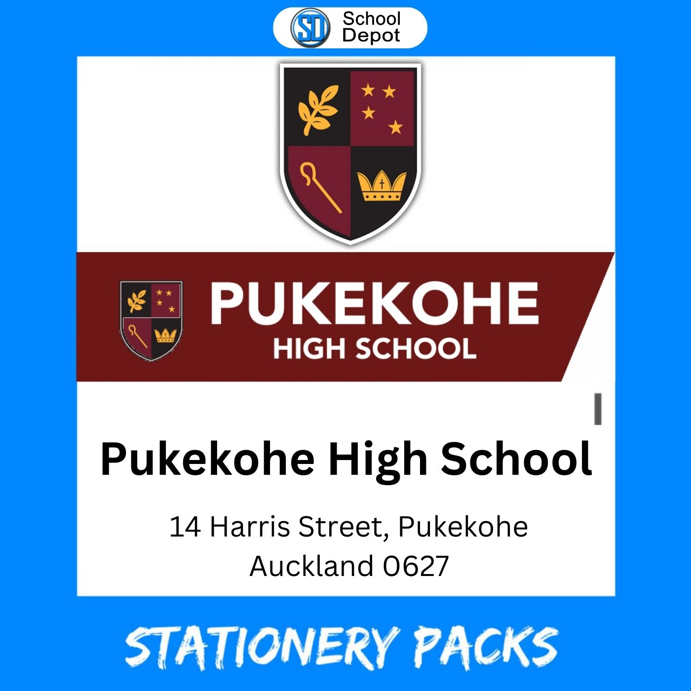 Pukekohe High School Stationery Pack – School Depot NZ