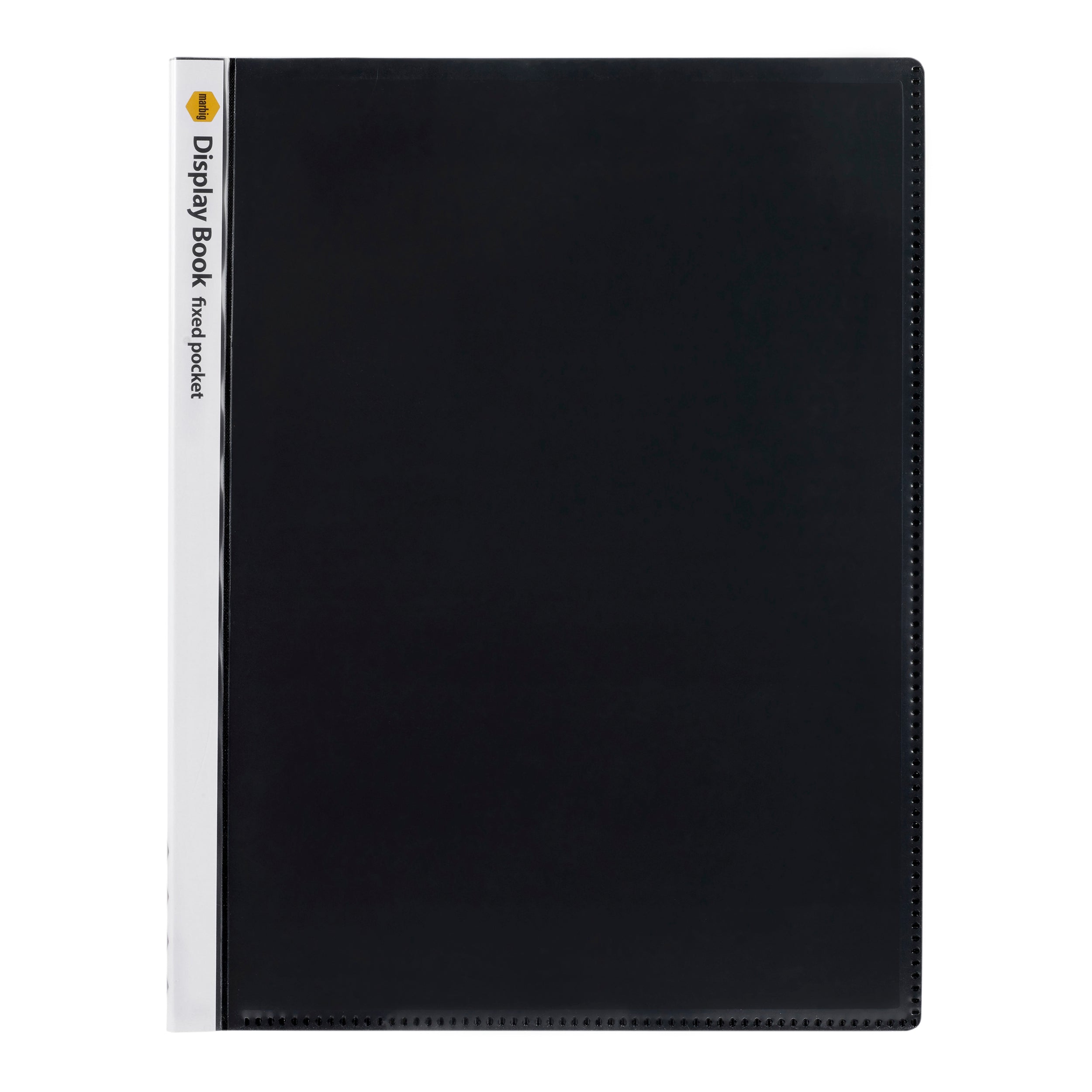 Marbig Display Book A4 with Insert Cover 20 Pocket Black – School Depot NZ