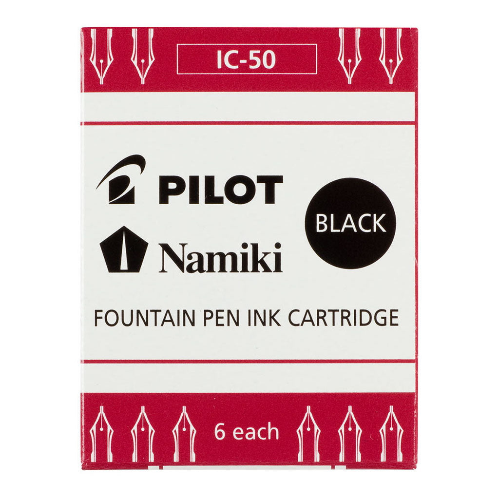 Pilot Fountain Pen Ink Cartridge Black Pack of 6 – School Depot NZ