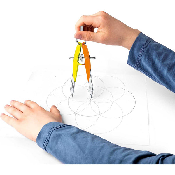 Staedtler Mars Comfort Precision Geometry Compass 556 00-N3 Neon Yello ...