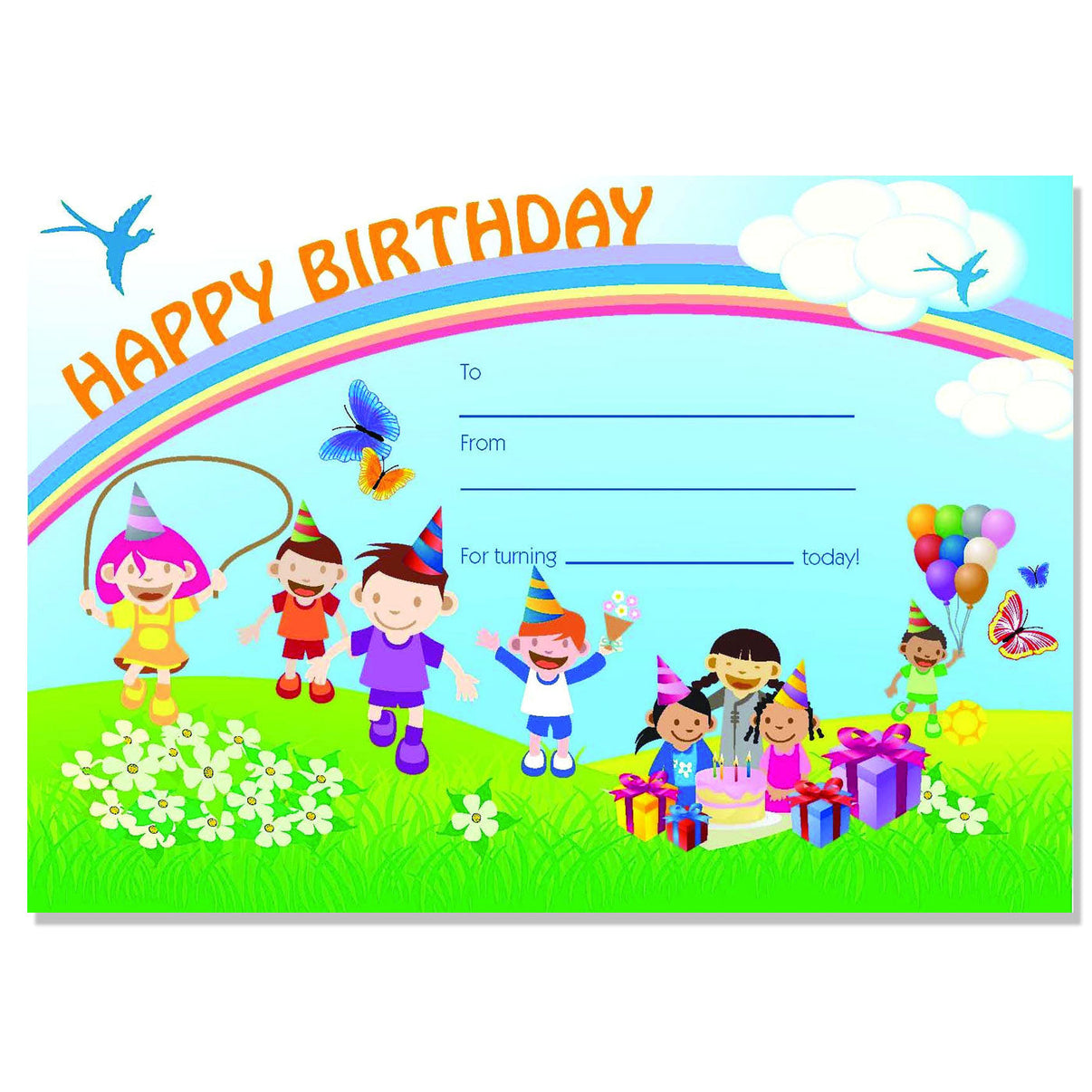 Avery Certificate Card Happy Birthday A5 Pack of 36 – School Depot NZ