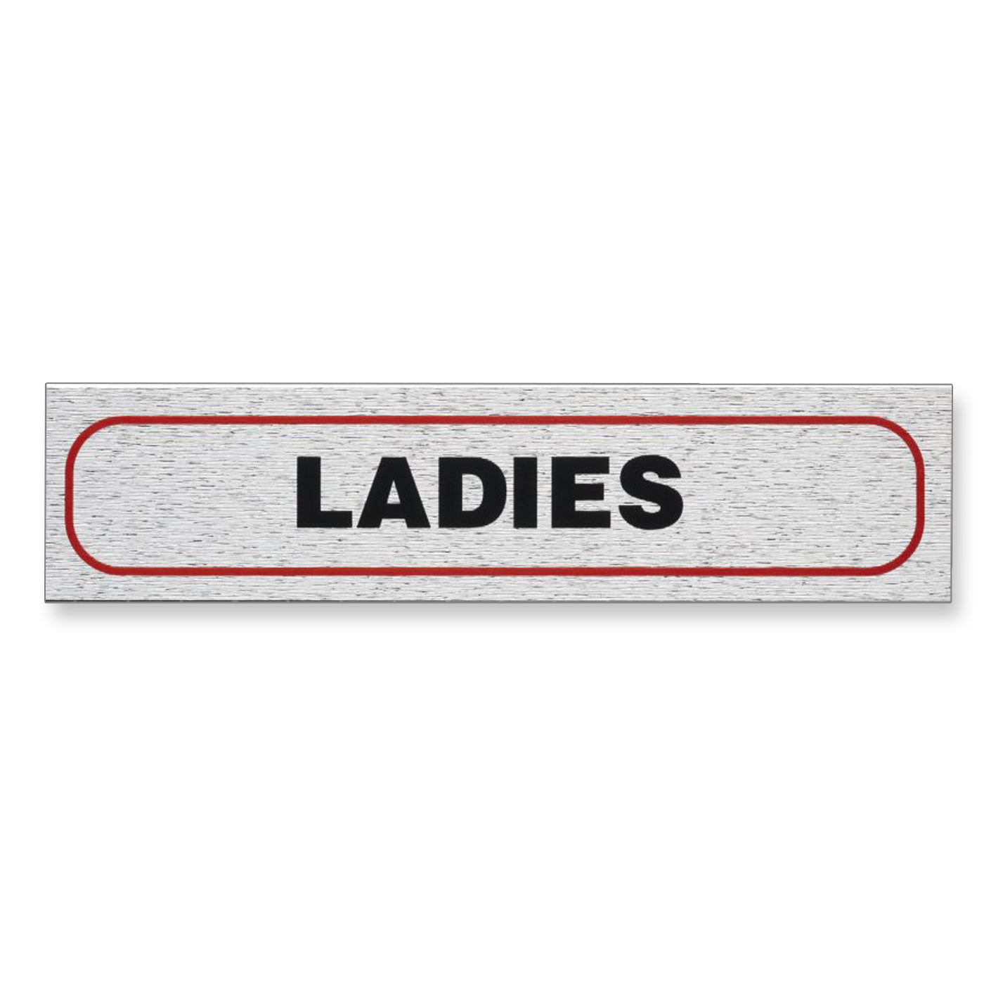 Information Sign "LADIES" 17 x 4 cm [Self-Adhesive] – School Depot NZ
