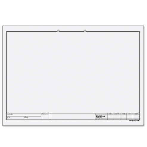 Warwick Technical Drawing Pad 20 Leaves 120gsm Punched A3 – School Depot NZ